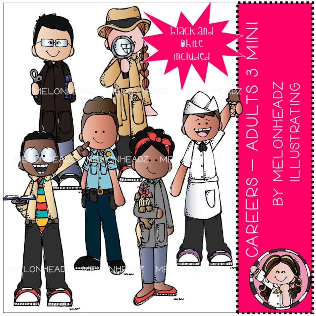 Career Clip Art - Adults - Mini - Set 3 - Etsy