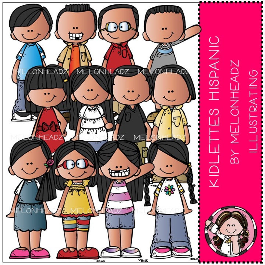 Kidlettes Clip Art - Hispanic COMBO PACK - Etsy
