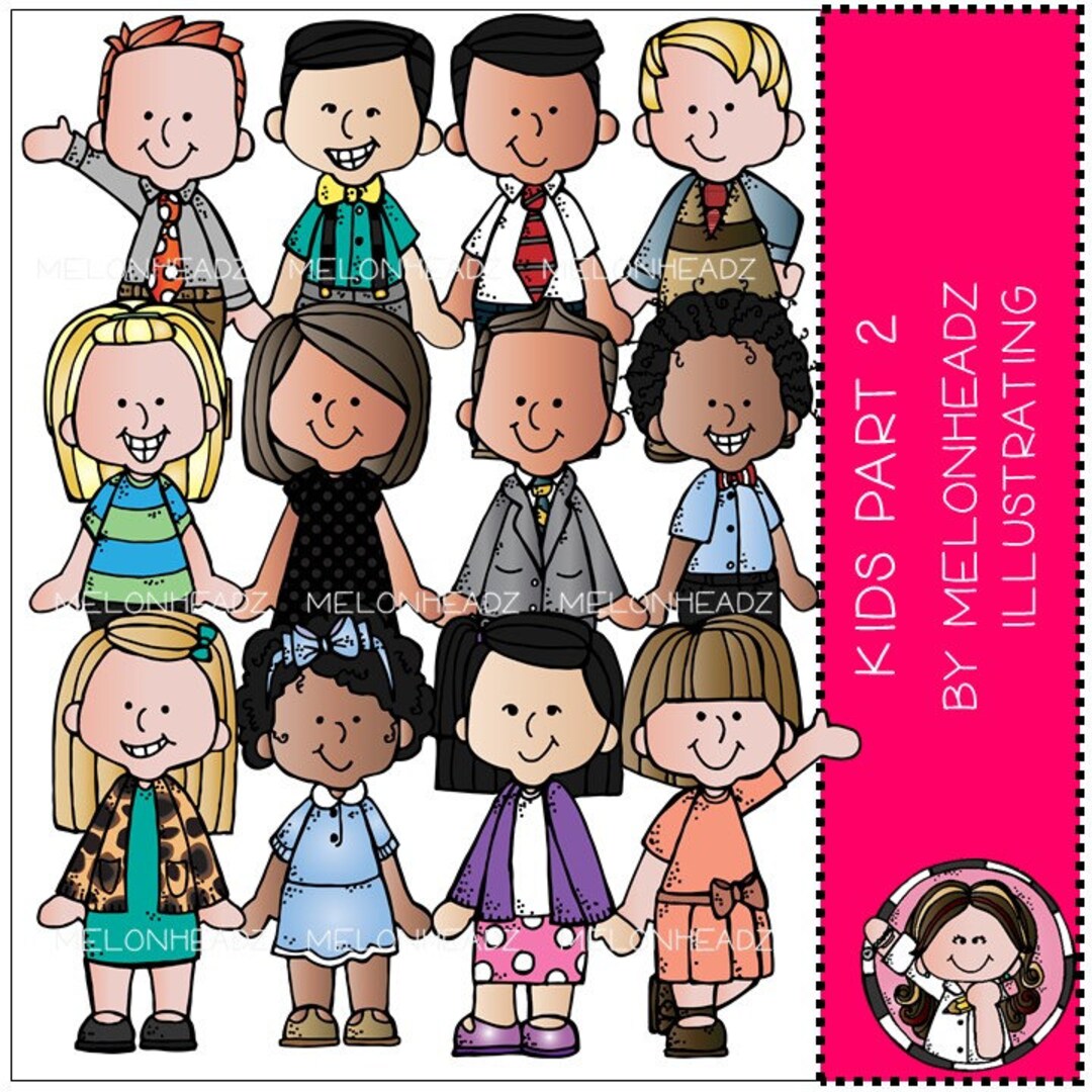 Kids Clip Art Part 2 - Combo Pack - Etsy