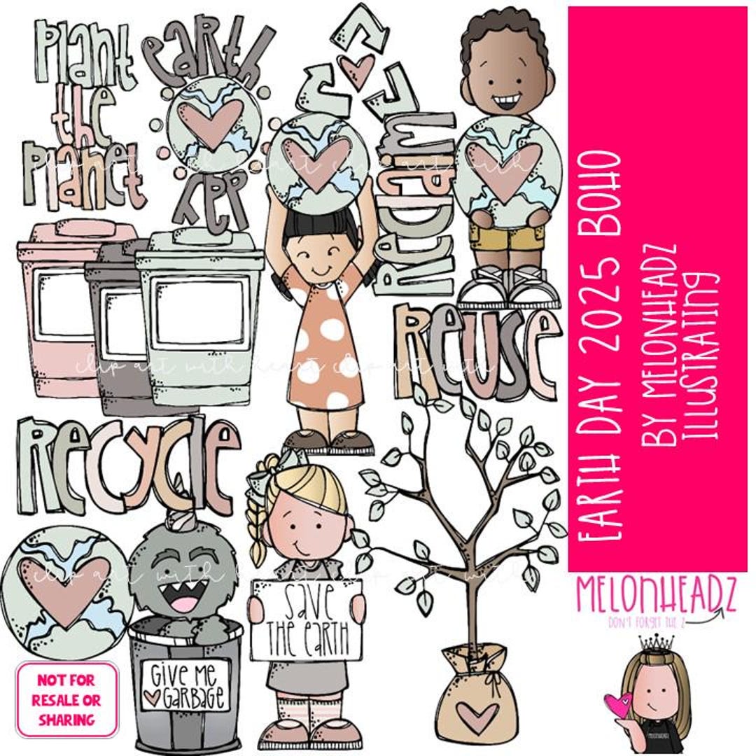 Earth Day Clip Art 2025 Recycling Clip Art Environmental Awareness Day ...