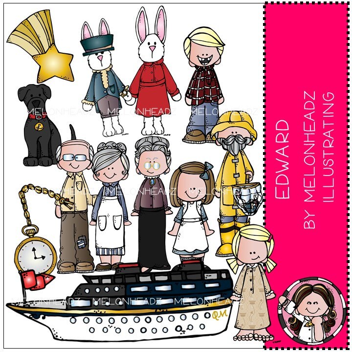 Edward Clip Art - Combo Pack - Etsy