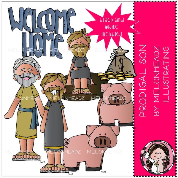 The Prodigal Son Clipart - Etsy