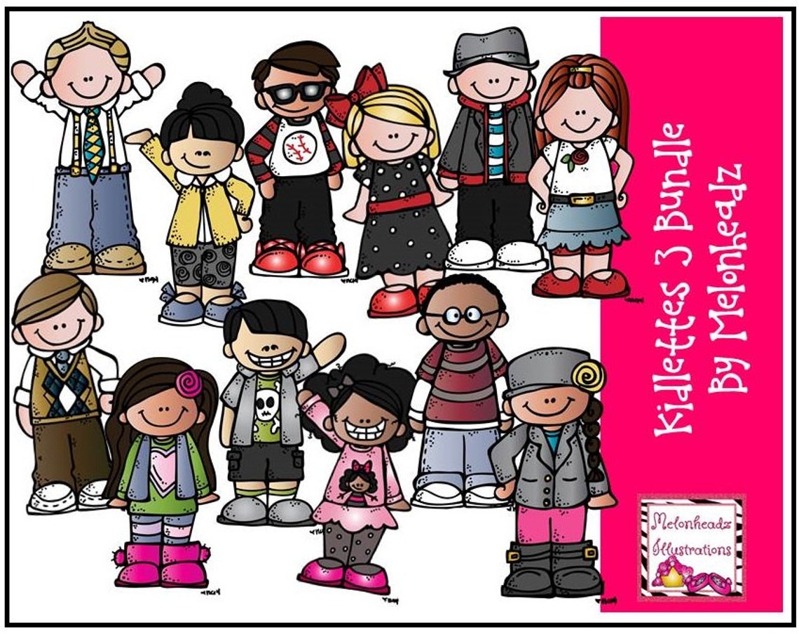 Kidlettes Clip Art Part 3 - Etsy