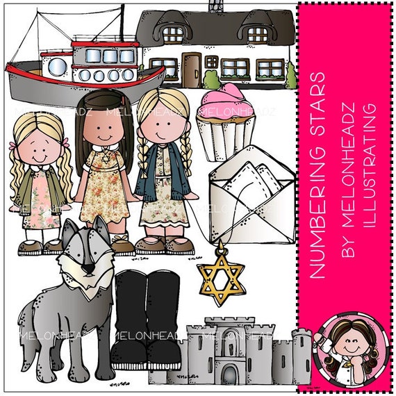 Numbering Stars Clip Art | Etsy