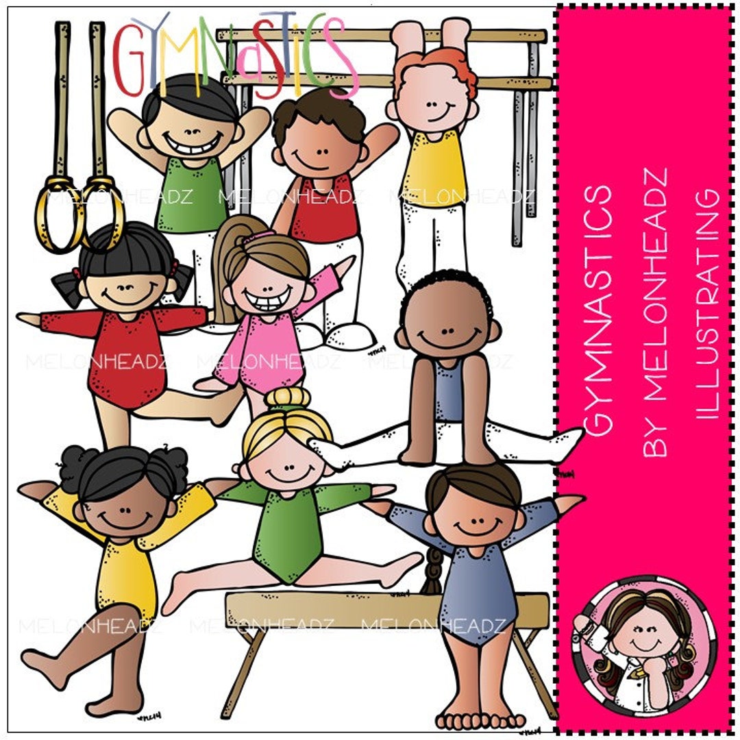 Gymnastics Clip Art - Combo Pack - Etsy