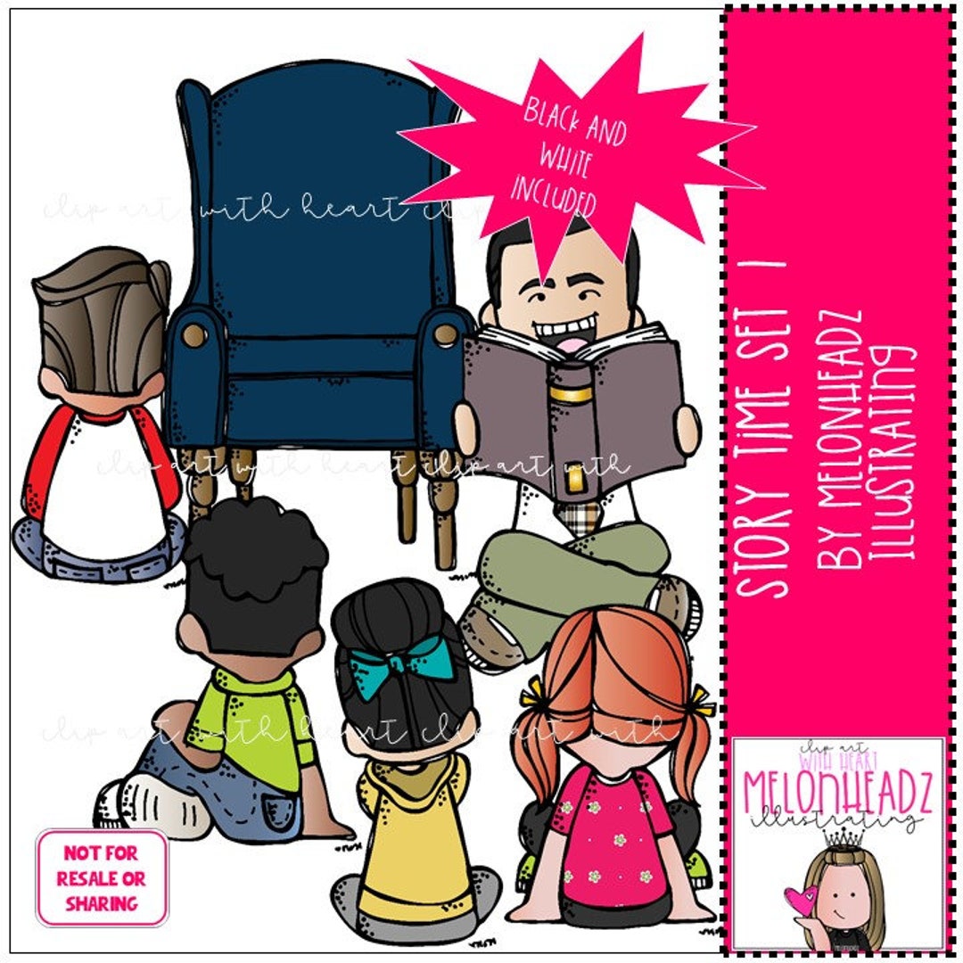Story Time Clip Art - Set 1 - Etsy