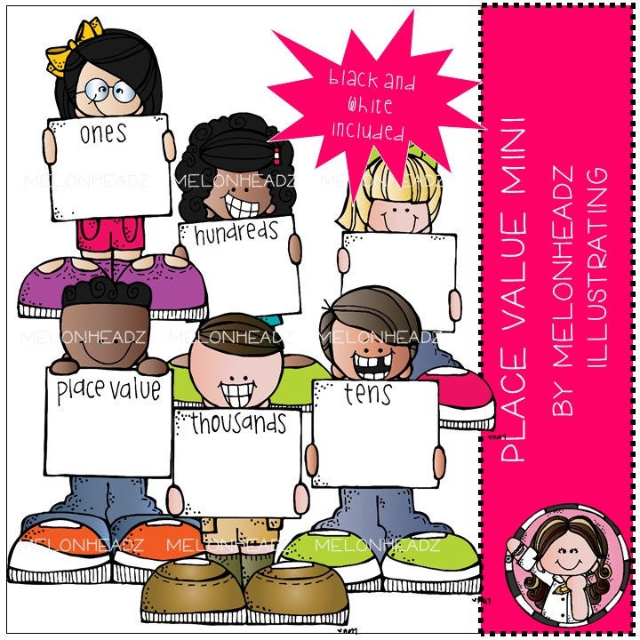 Place Values Clip Art Mini - Etsy