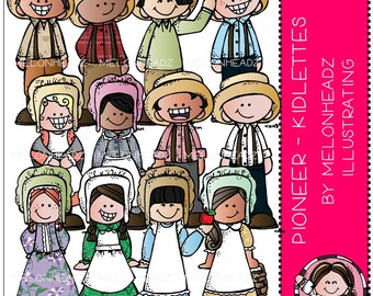 Kidlettes With Paper Clip Art | Etsy