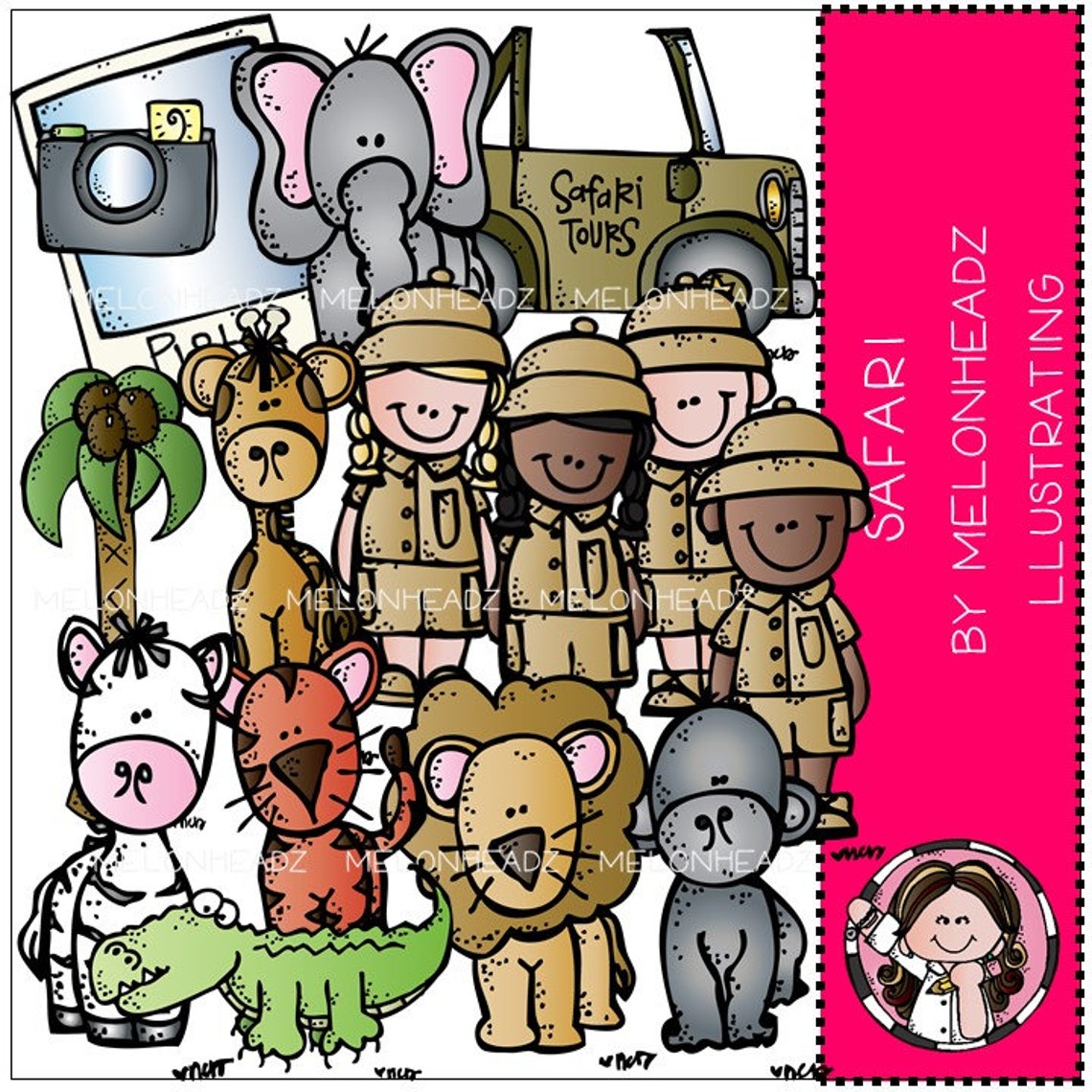 Safari Clip Art COMBO PACK - Etsy