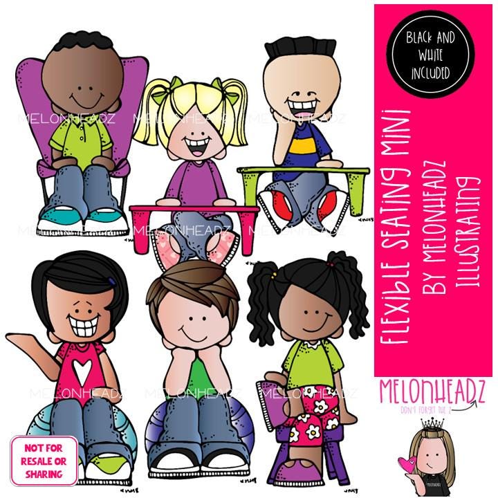Flexible Seating Clip Art, Classroom, Yoga Ball Mini - Etsy