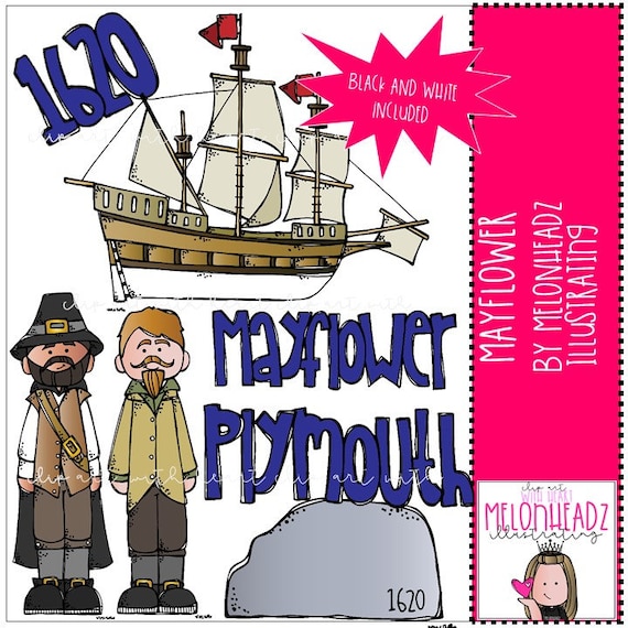 Pilgrims Mayflower Clipart