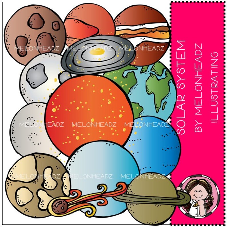 Solar System Clip Art - Combo Pack - Etsy