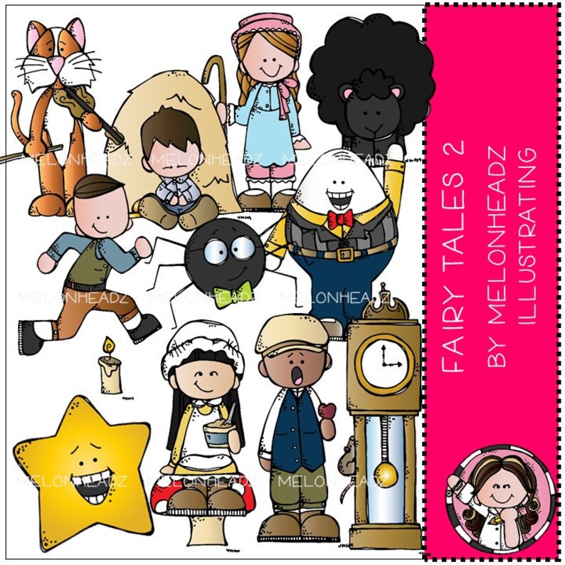 Fairy Tales Clip Art Set 2 - Etsy