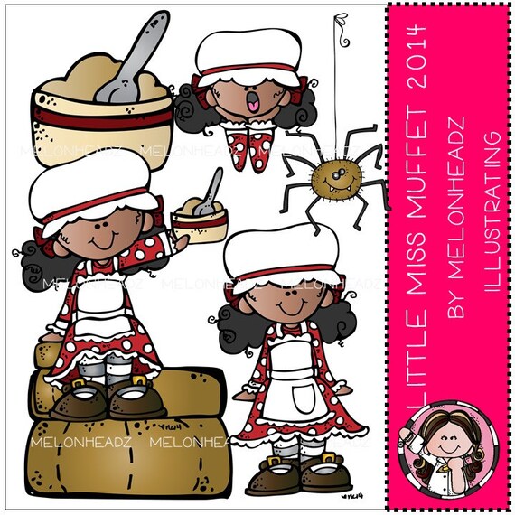 Little Miss Muffet Clipart