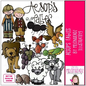 Aesops Fables Clip Art COLORED Version - Etsy Australia