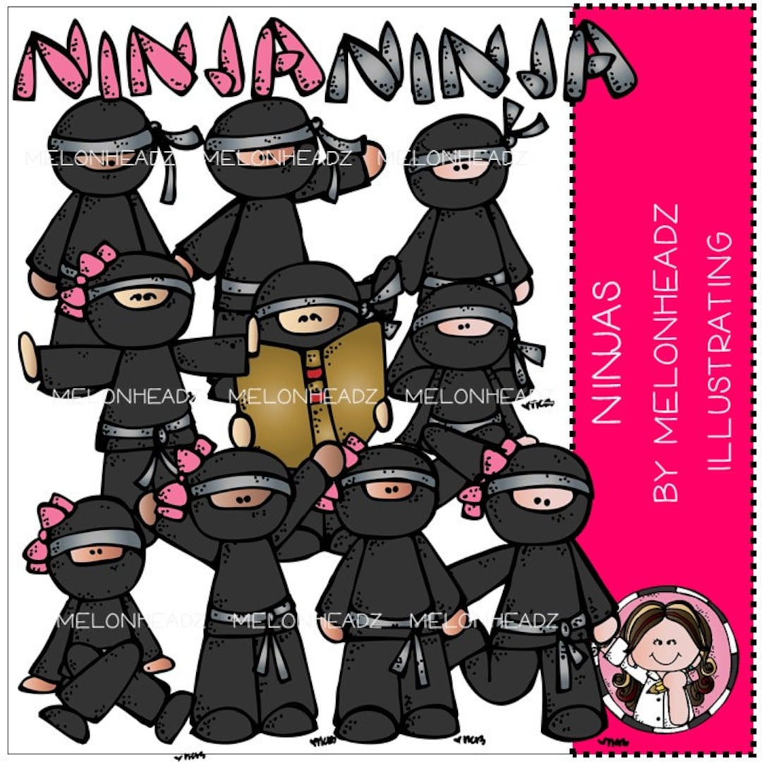Ninjas Clip Art - COMBO PACK - Etsy