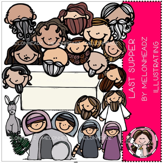 Last Supper Clip Art | Etsy