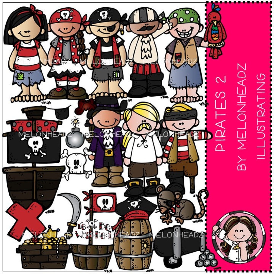 Pirates Clip Art Part 2 - Etsy