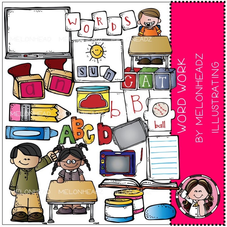 Word Work Clip Art Combo Pack - Etsy