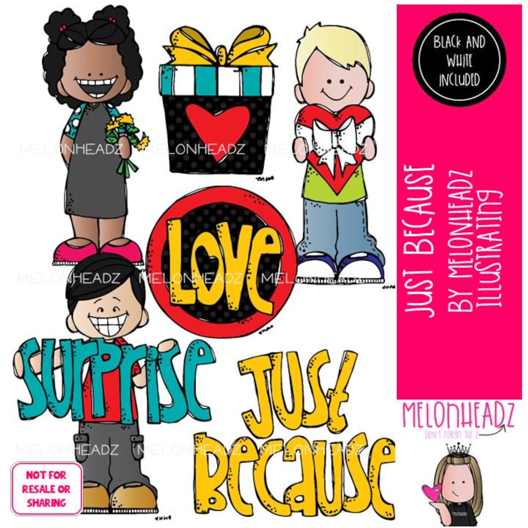 Just Because Clip Art - Mini - Etsy