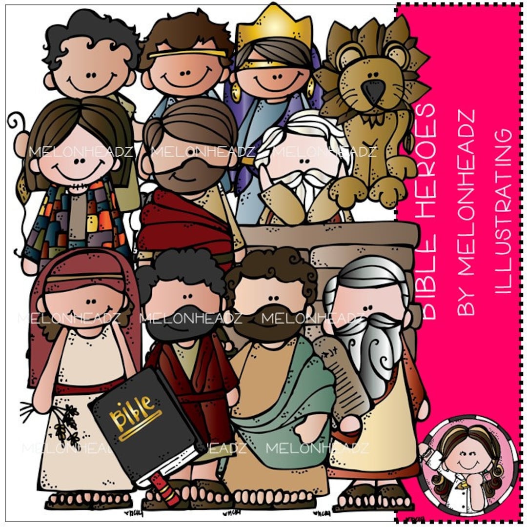 Bible Heroes Clip Art - Combo Pack - Etsy