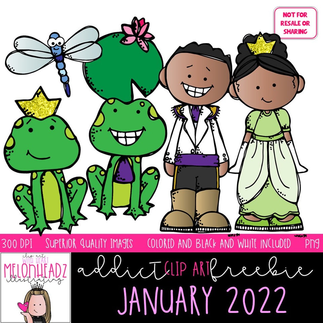 Melonheadz Addicts Clip Art December 2022 Set Mini - Etsy