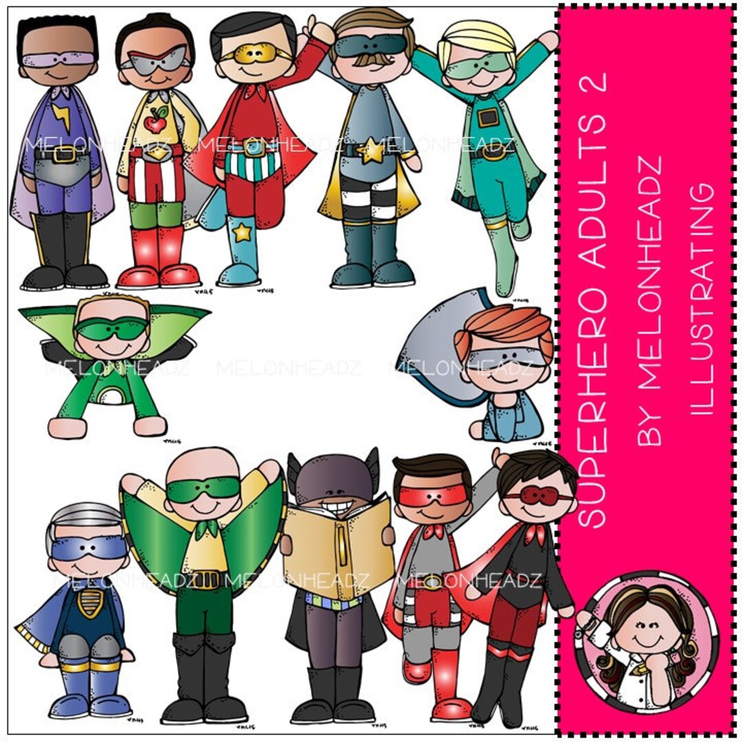 Melonheadz: Superhero Adults 2 Combo Pack - Etsy