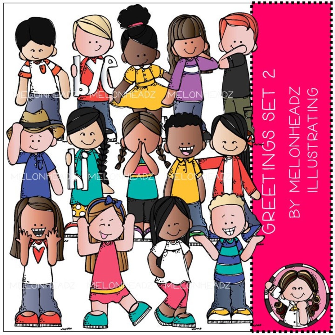 Greetings Clip Art - Set 2 - - Etsy