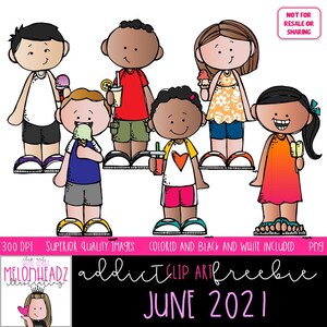 Melonheadz Addicts Clip Art - June Set 2021 - Mini - Etsy