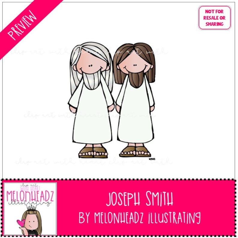 Joseph Smith Clip Art LDS COMBO PACK - Etsy