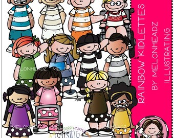 School Supply Kidlettes Clip Art COMBO PACK | Etsy