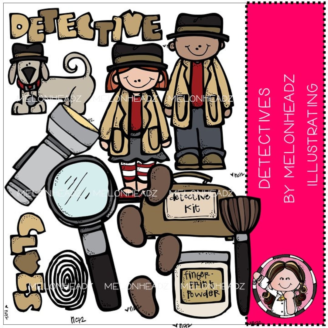 Detectives Clip Art - Etsy