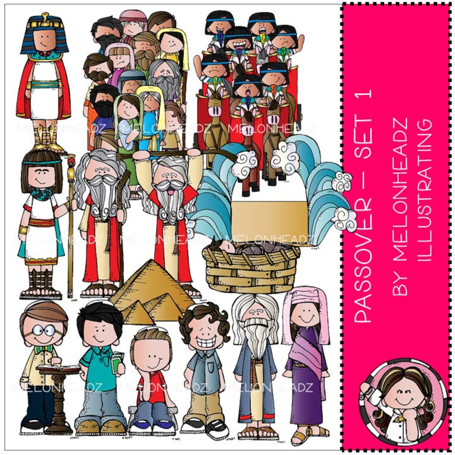 Passover Clip Art - Set 1- COMBO PACK - Etsy