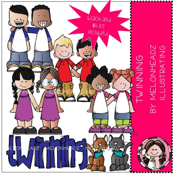 Twinning Clip Art Mini - Etsy