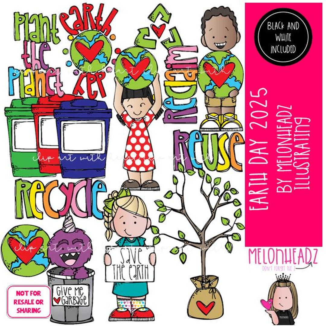 Earth Day Clip Art 2025 Recycling Clip Art Environmental Awareness Day ...