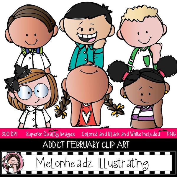 Melonheadz Clipart - Etsy