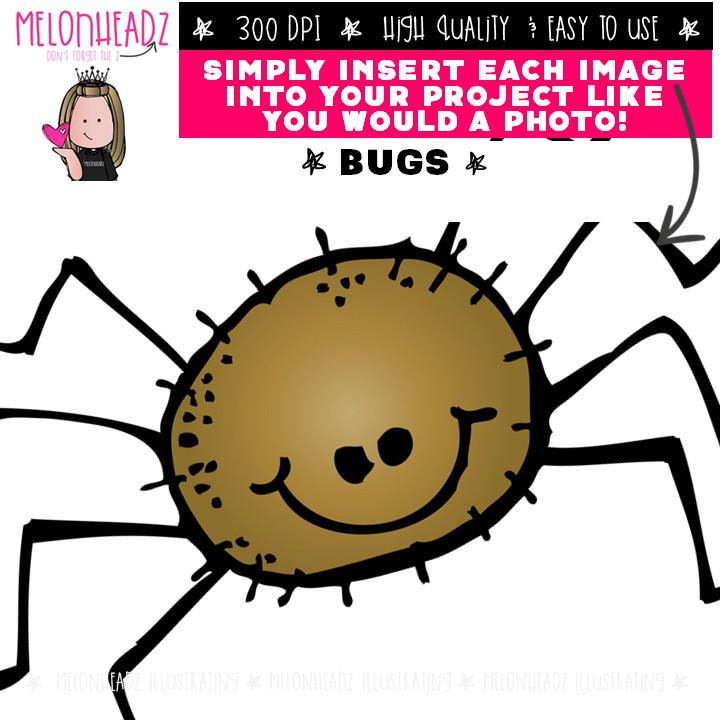 Bugs Clip Art, Insect, Butterfly COMBO PACK - Etsy