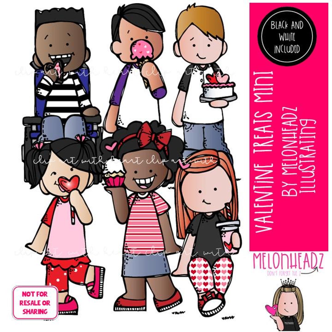 Valentine Treats Clip Art Mini - Etsy