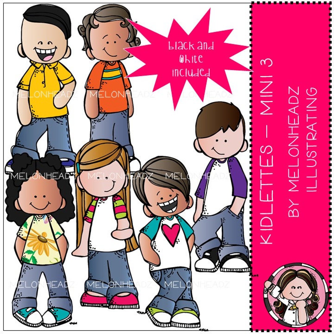 Kidlettes Clip Art - Mini - Set 3 - Etsy