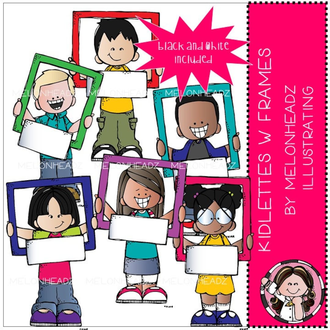 Kidlettes Clip Art - With Frames - Mini - Etsy