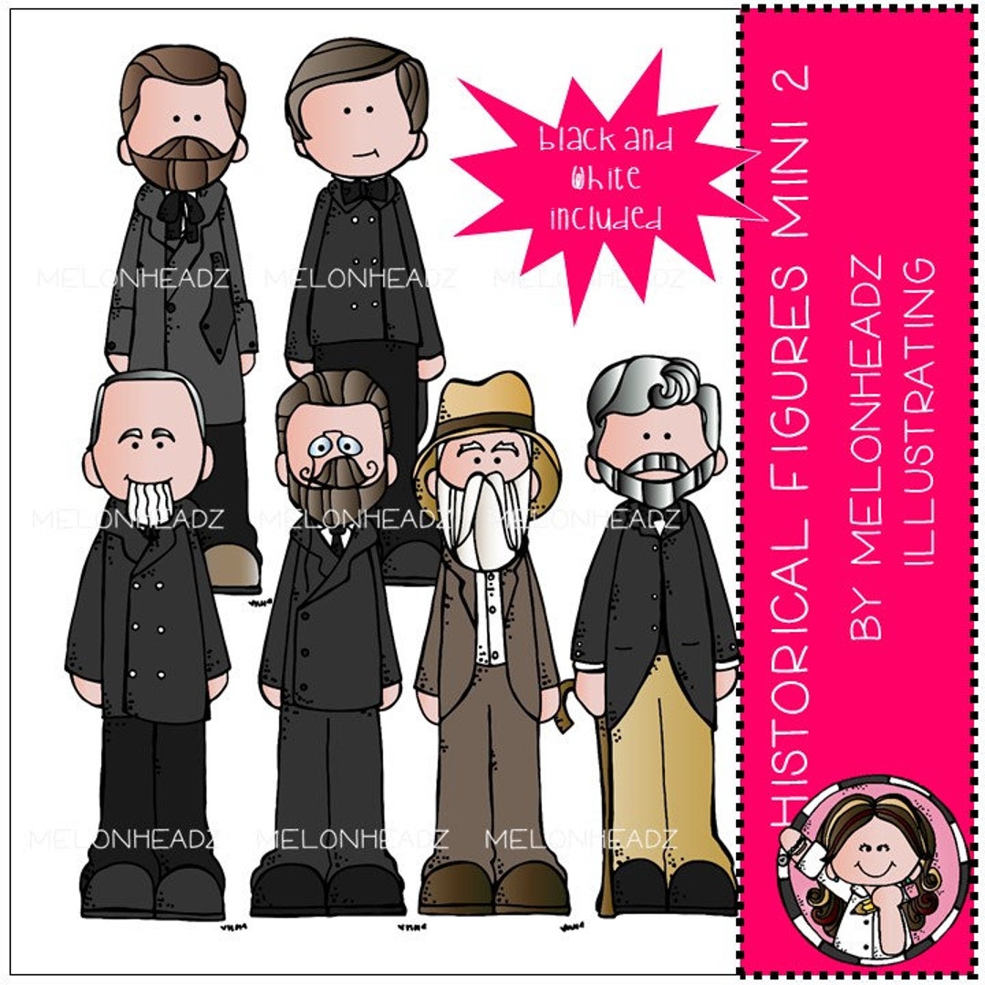 Historical Figures Clip Art - Set 2 - Mini - Etsy