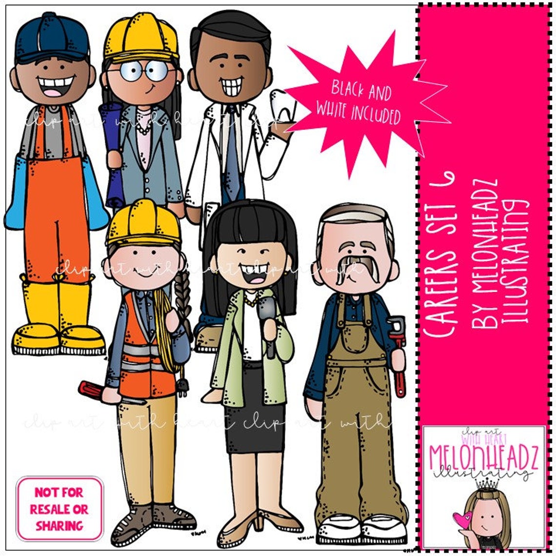 Careers Clip Art - Set 6 - Mini - Etsy