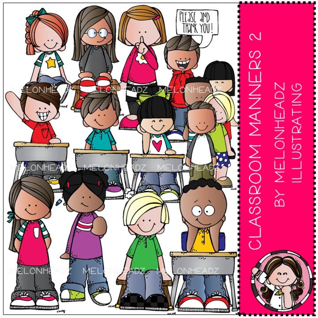 Classroom Manners Clip Art - Part 2 - Etsy