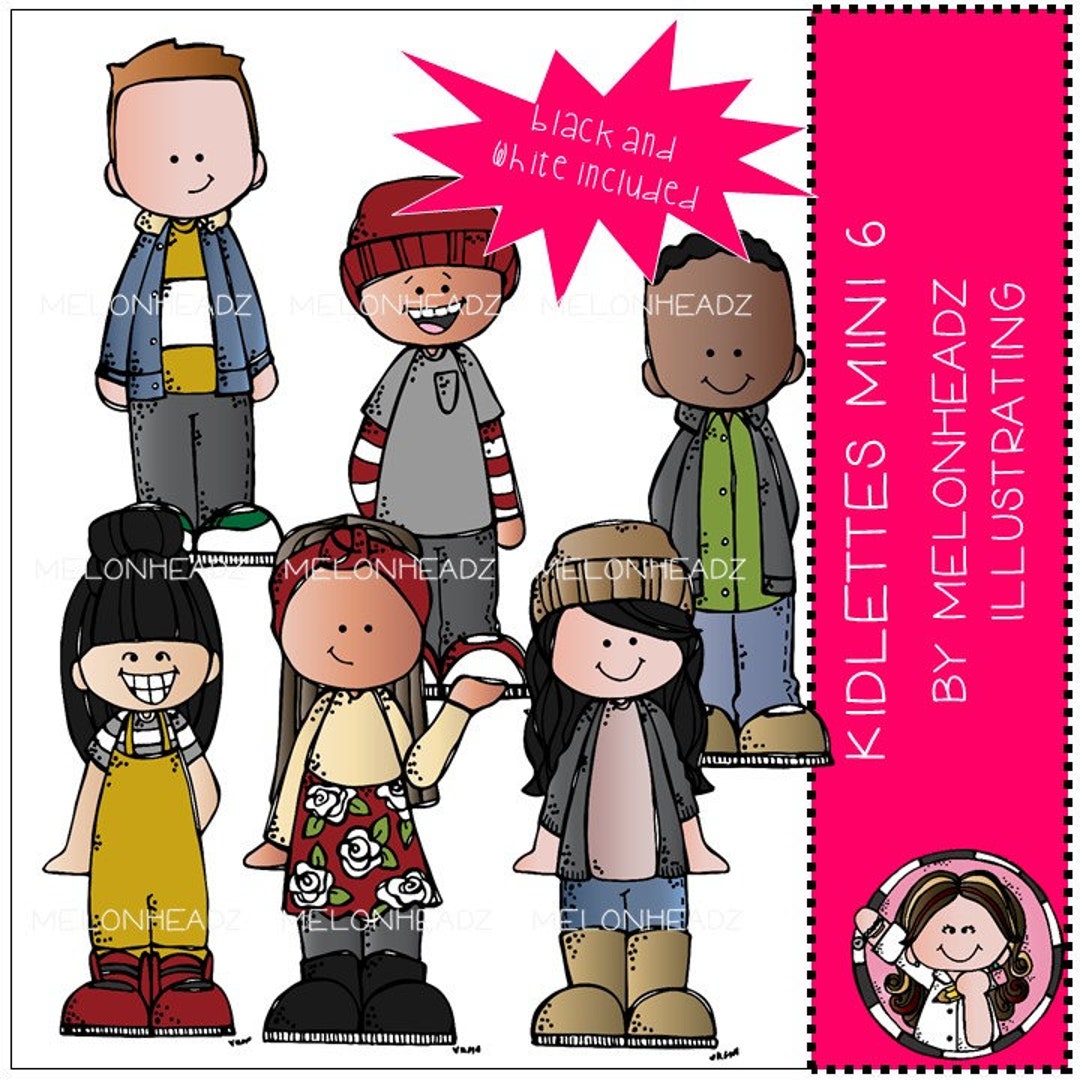 Kidlettes Clip Art - Set 6 - Mini - Etsy