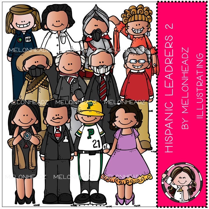 Hispanic Leaders Clip Art Part 2 Combo Pack - Etsy