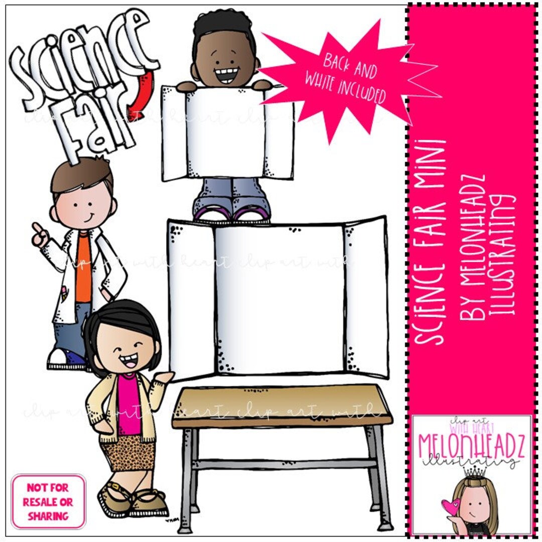 Science Fair Clip Art - Mini - by Melonheadz - Etsy