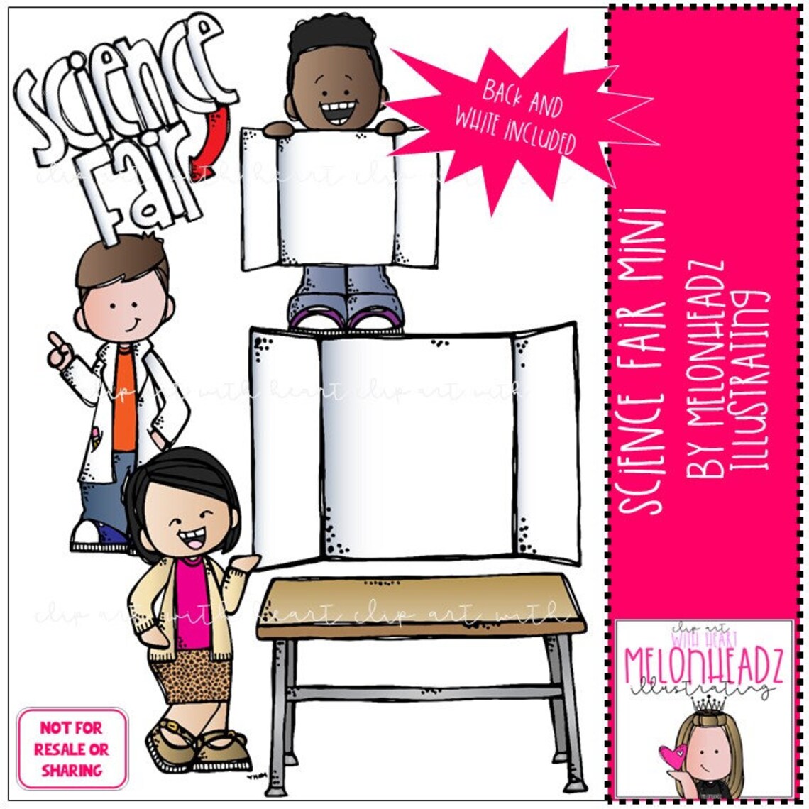 Science Fair Clip Art - Mini - by Melonheadz - Etsy