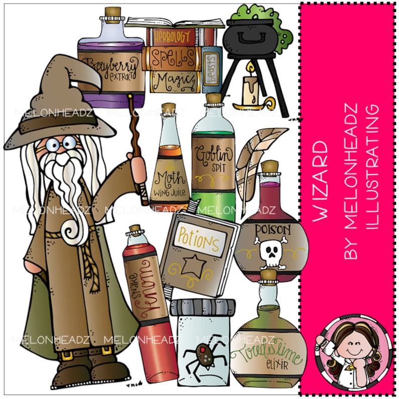 Wizard Clip Art - Etsy