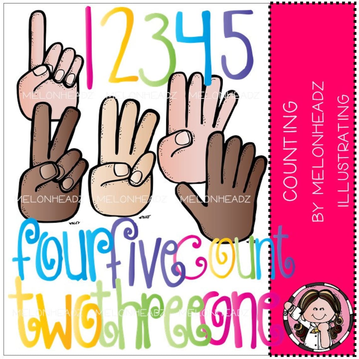 Counting Clip Art - Etsy