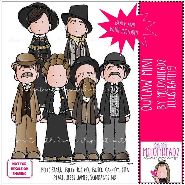 Outlaw Clip Art - Etsy